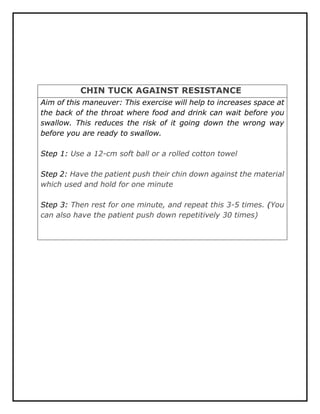 Quick reference for swallowing therapy | PDF