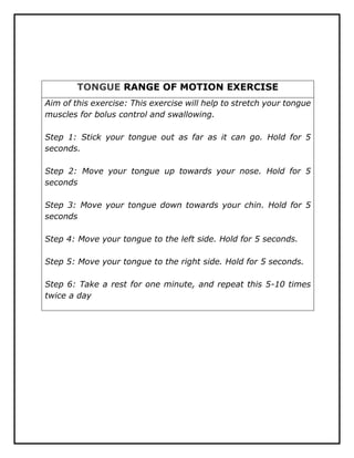 Quick reference for swallowing therapy | PDF