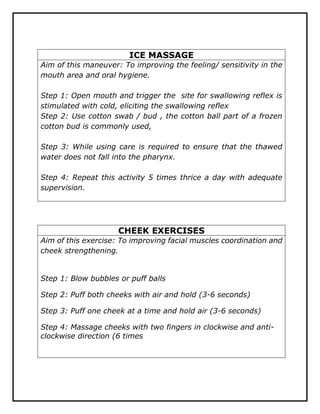 Quick reference for swallowing therapy | PDF
