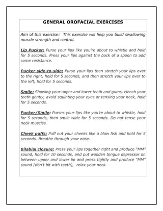 Quick reference for swallowing therapy | PDF