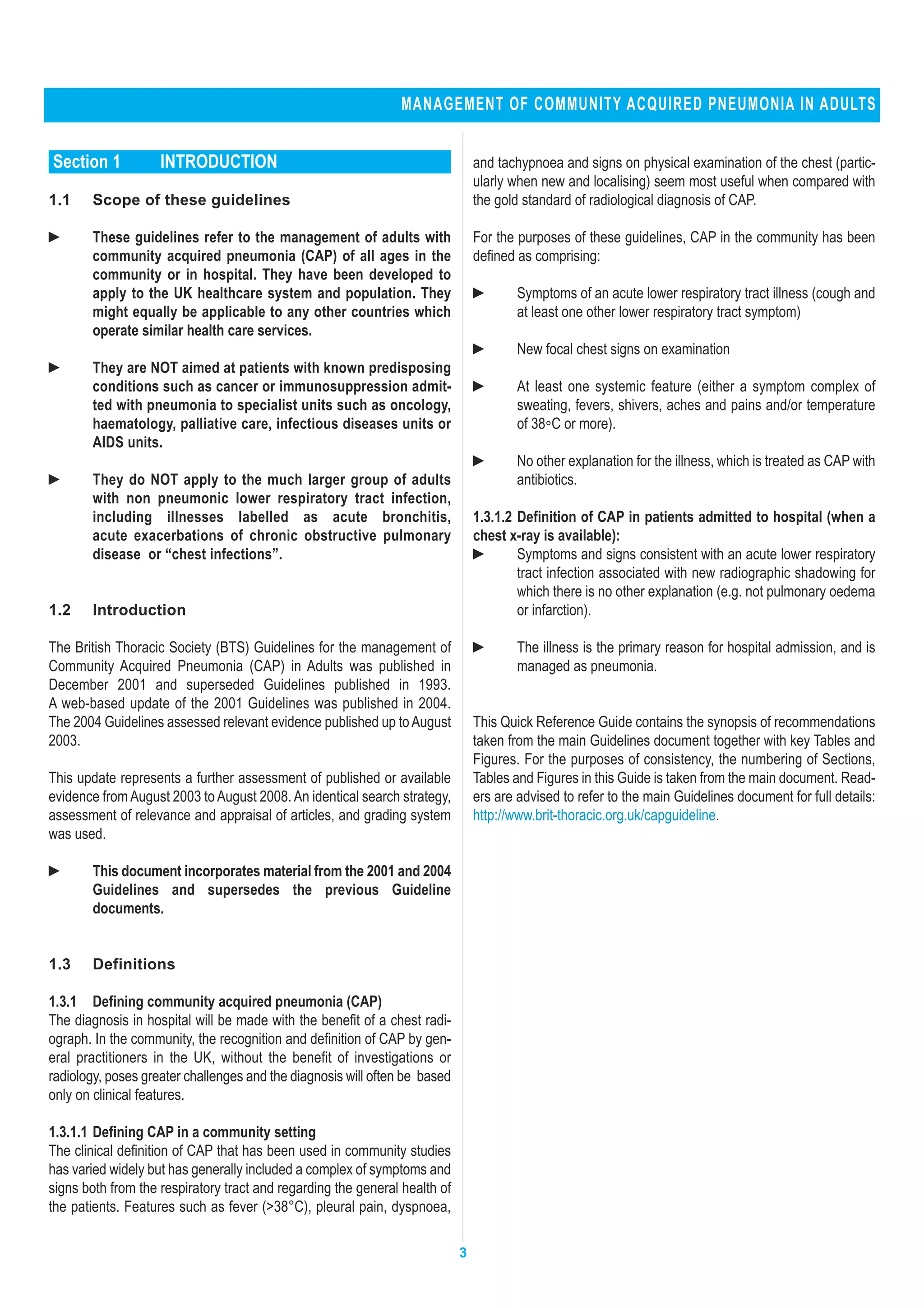 Quick Reference Guide - BTS Guidelines for the Management of Community ...