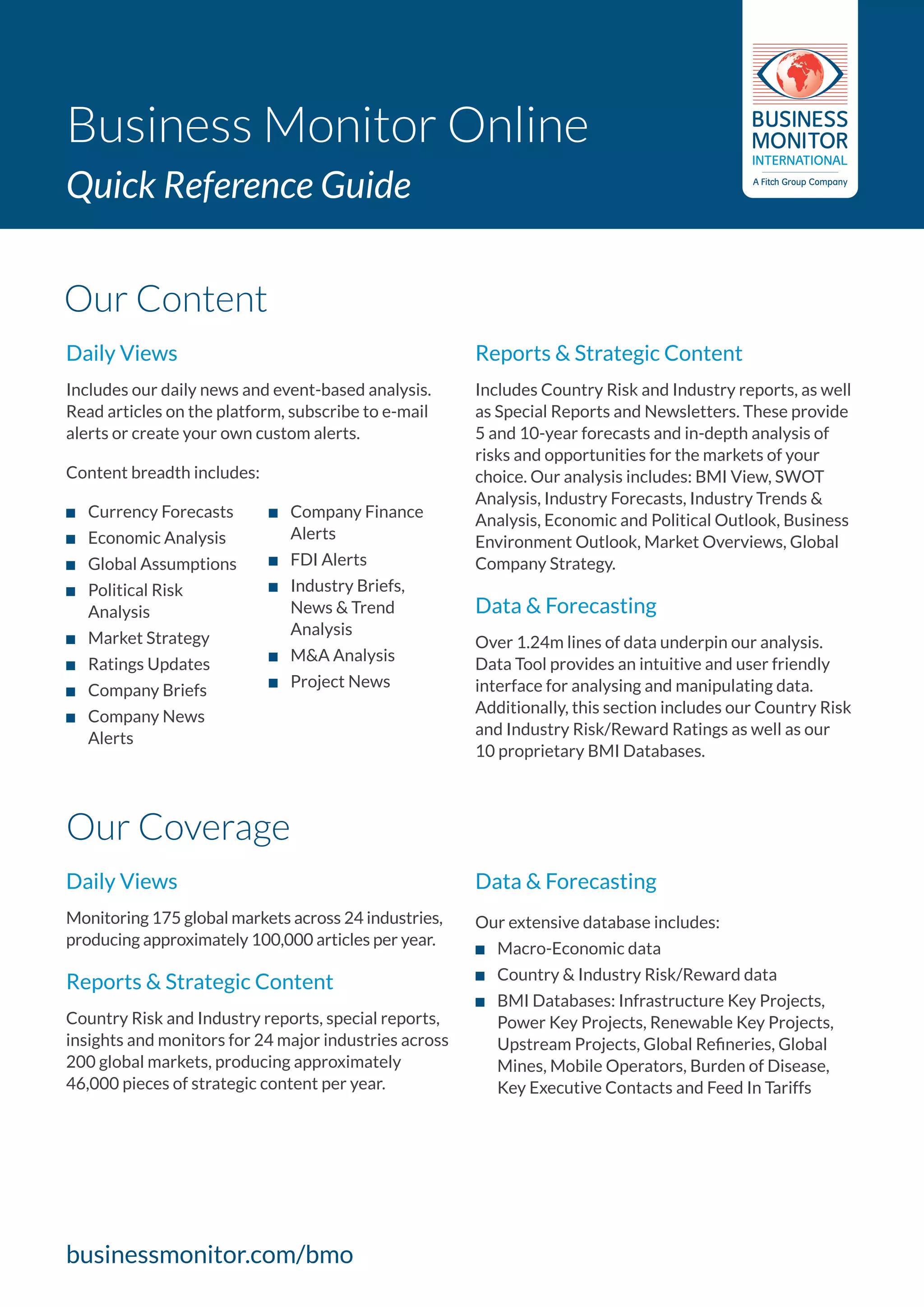Quick reference guide bmo | PDF