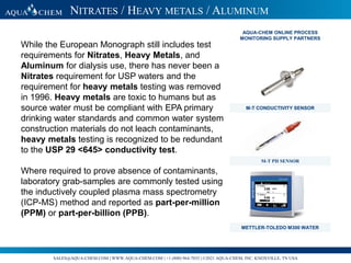 Quick Reference Guide to Compendial Water Standards | PPTX