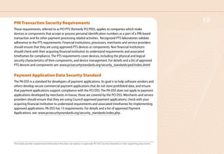 Quick Reference Guide to the PCI Data Security Standard | PDF