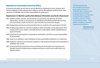 Quick Reference Guide to the PCI Data Security Standard | PDF