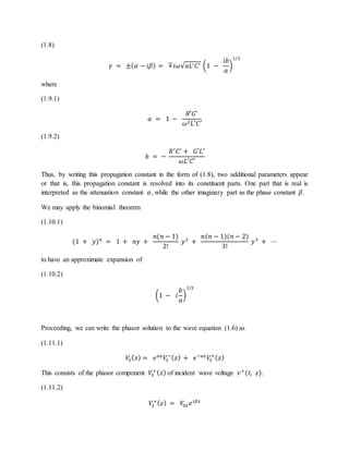 Quick refresher on the physics of coaxial cable(draftone) | PDF