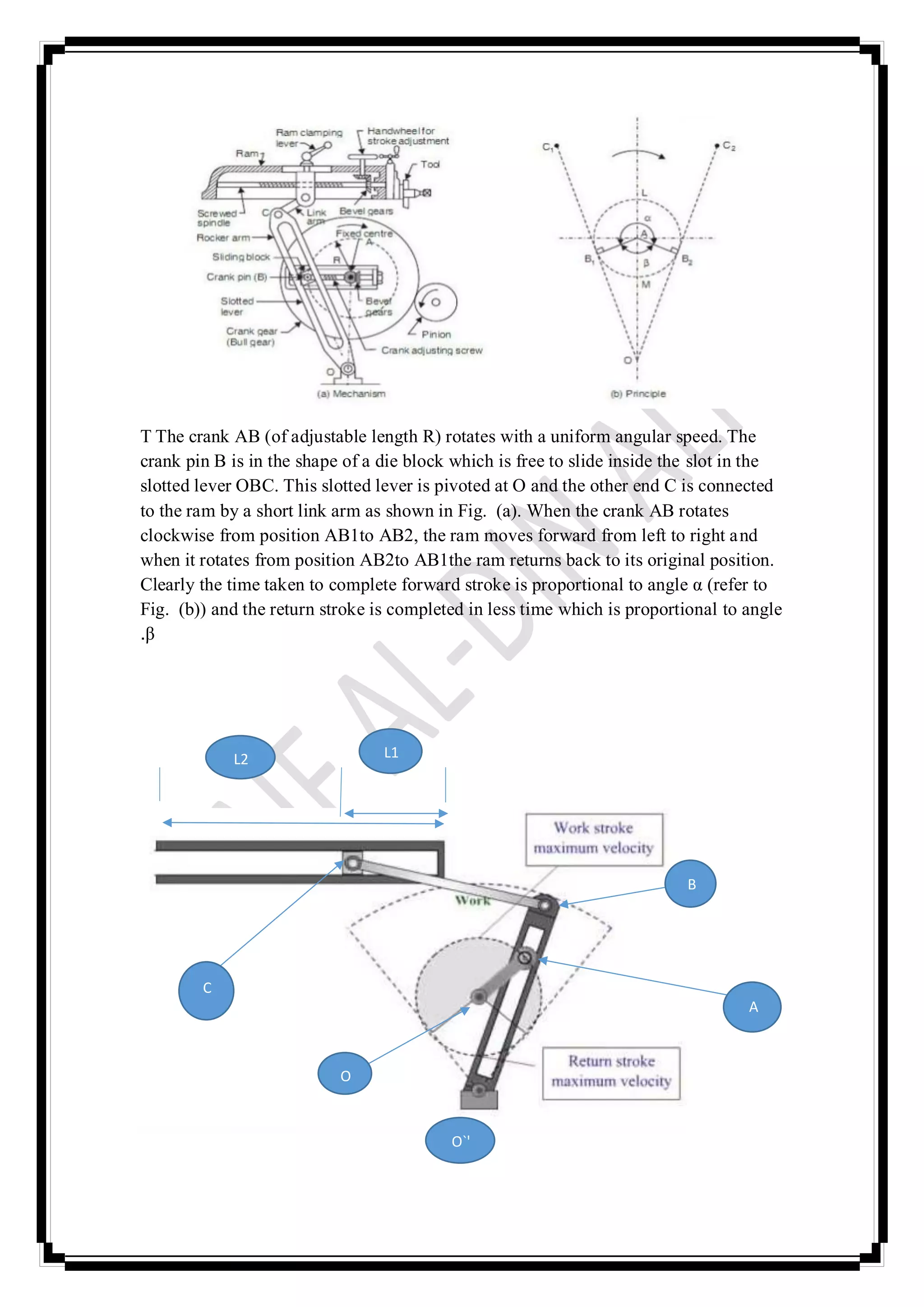 Quick return mechanism | PDF