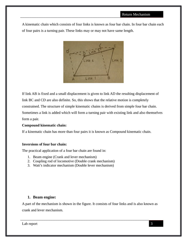 Quick return mechanism11 | PDF
