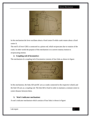 Quick return mechanism11 | PDF