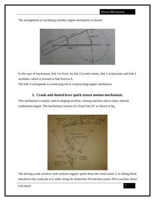 Quick return mechanism11 | PDF