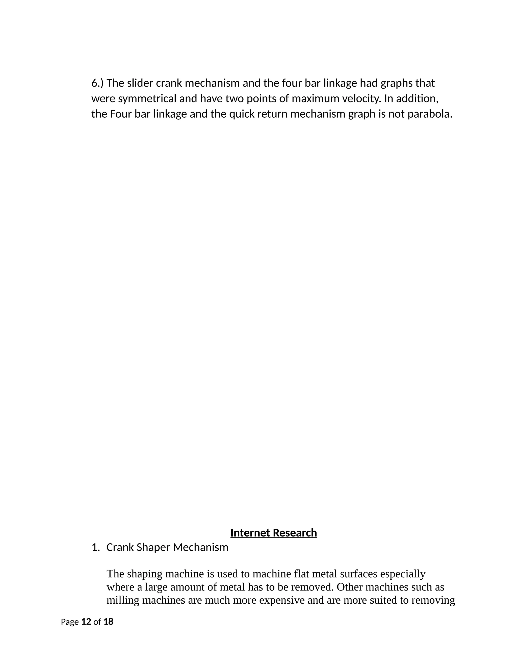 Quick return mechanism | PDF