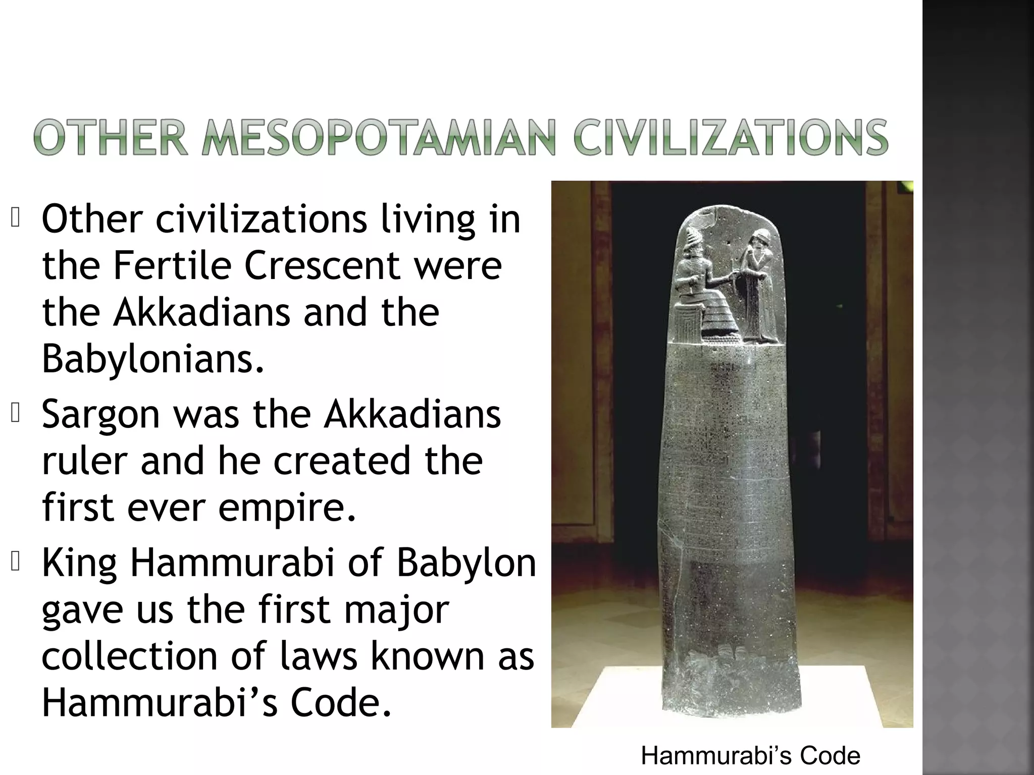 Quick review first civilizations | PPT