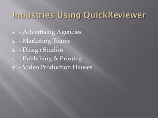 QuickReviewer overview presentation .pdf