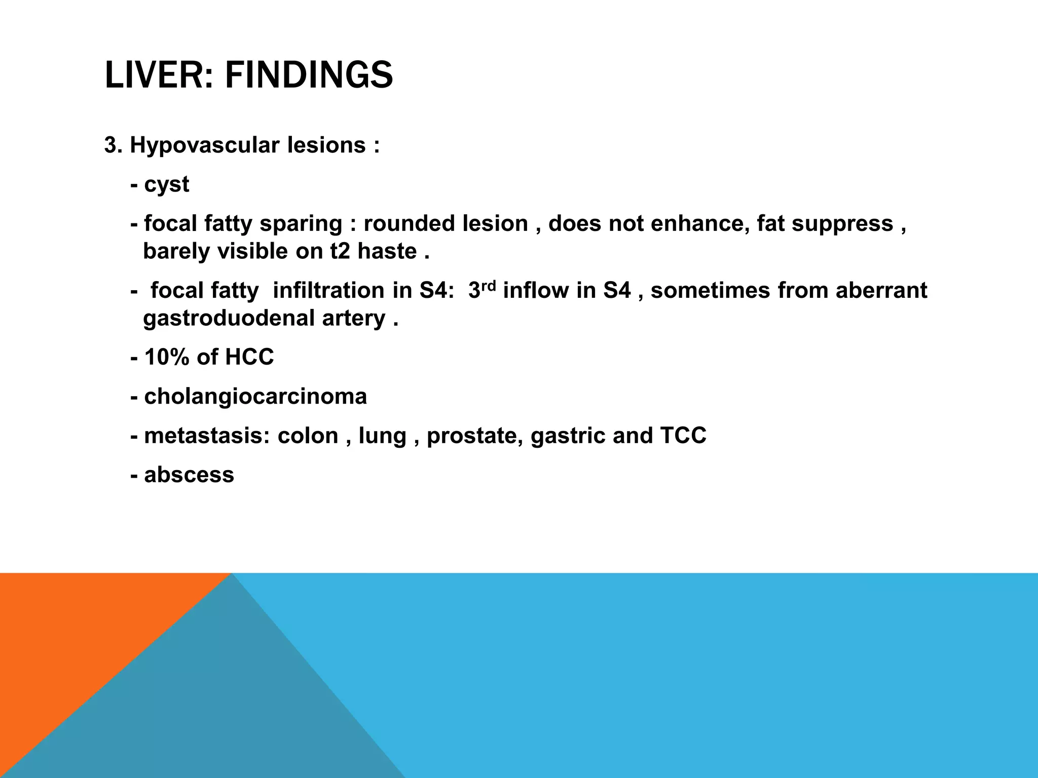 Quick review of hepatobiliary and pancreatic lesion | PPTX