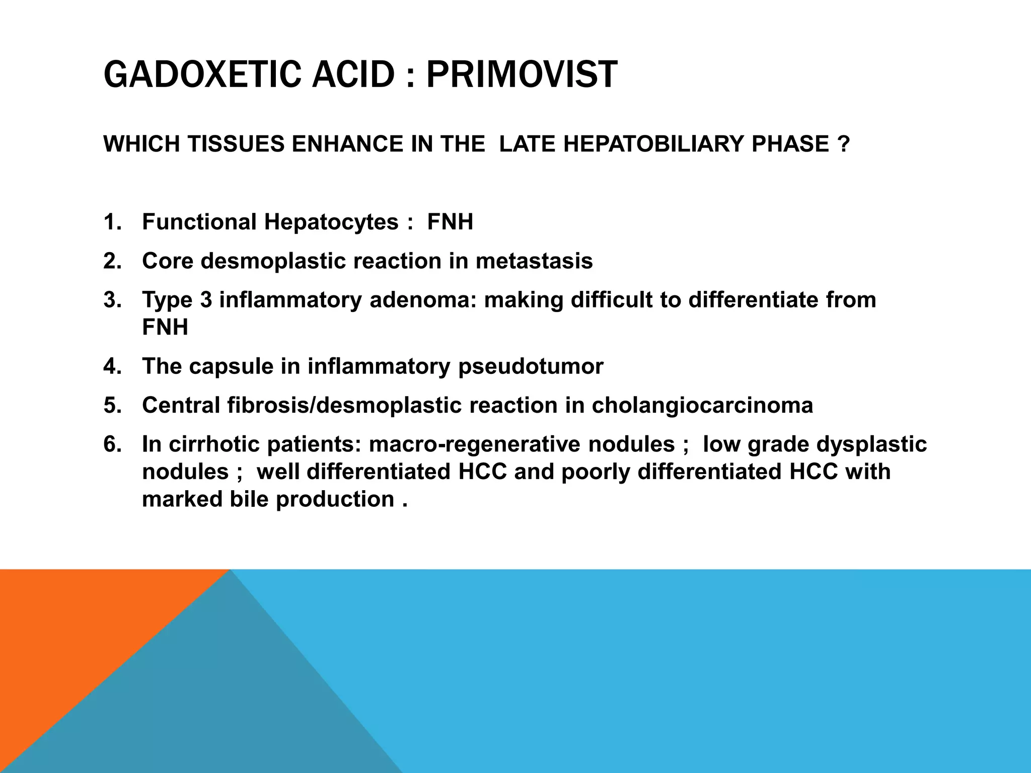 Quick review of hepatobiliary and pancreatic lesion | PPTX