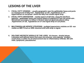 Quick review of hepatobiliary and pancreatic lesion | PPTX