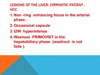 Quick review of hepatobiliary and pancreatic lesion | PPTX