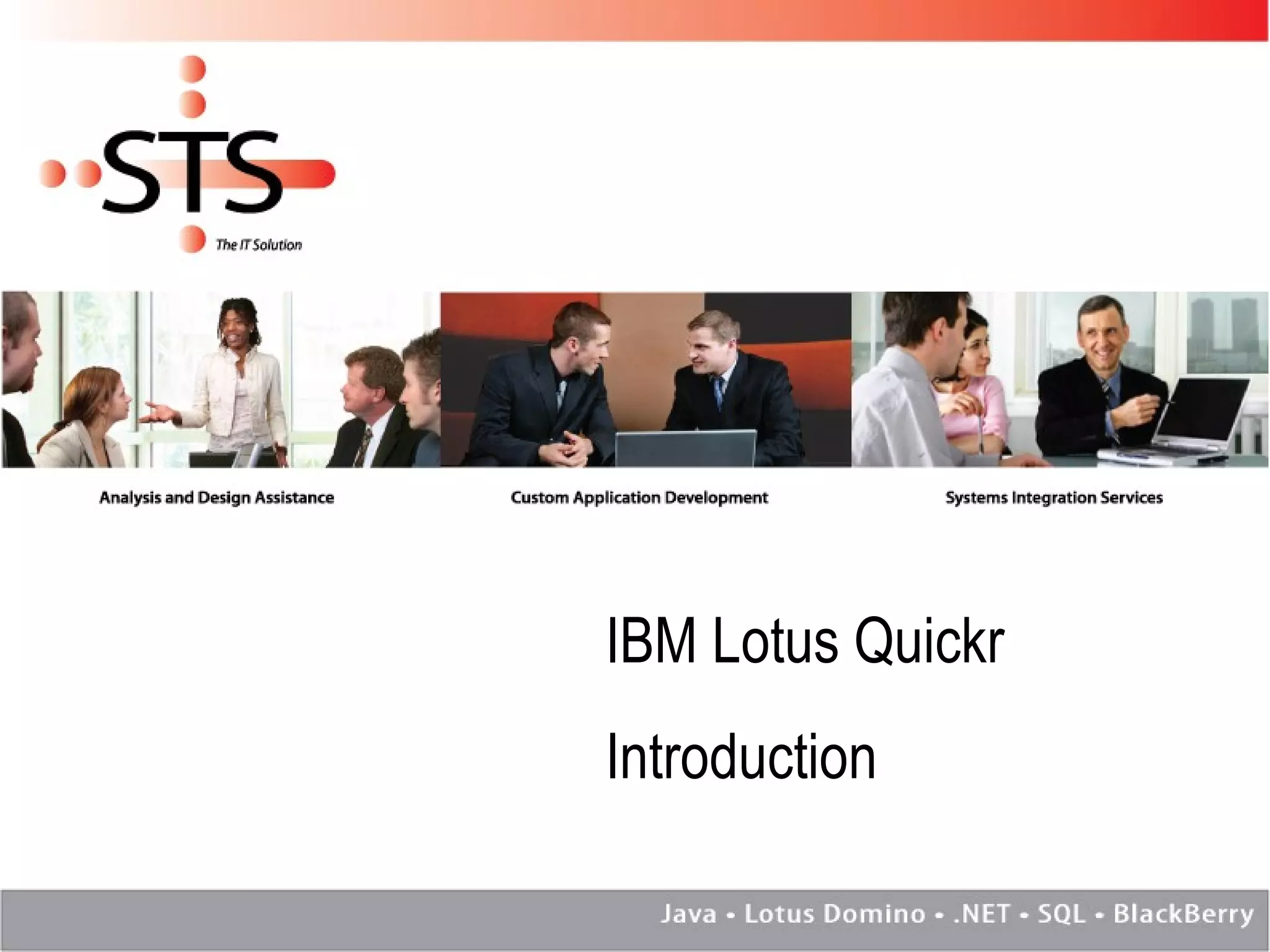 Quickr Introduction | PPT