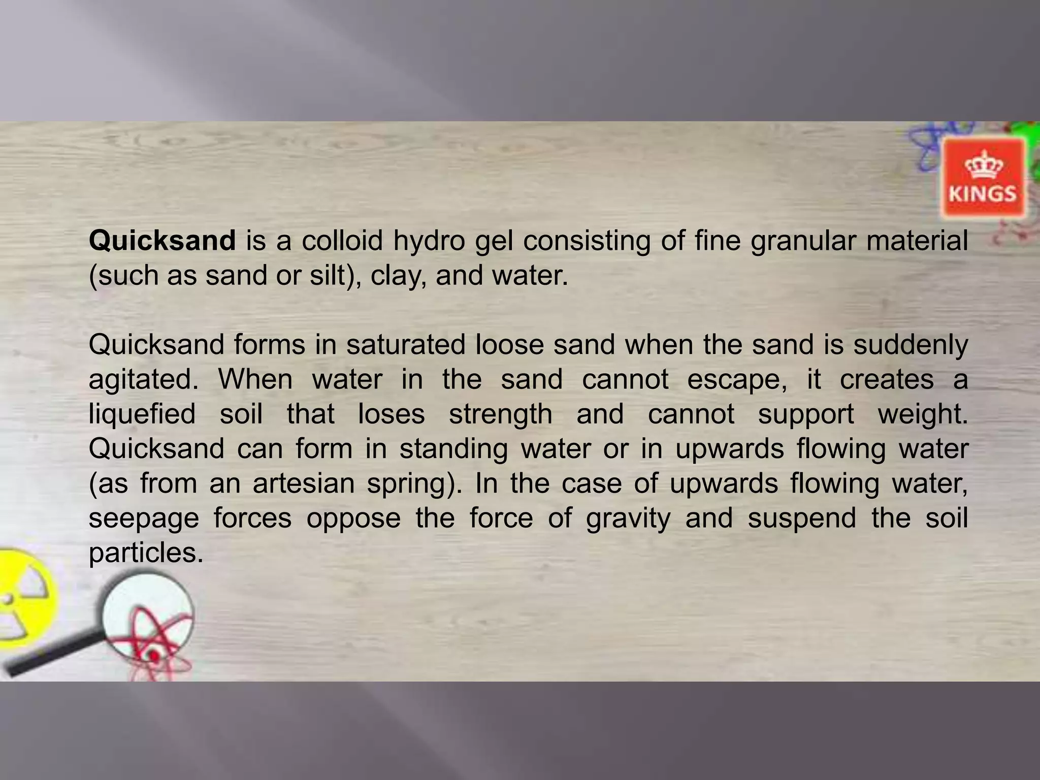 How to Make Quicksand ? - Activities For Kids - Kingsnews | PPSX