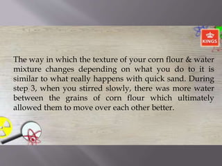How to Make Quicksand ? - Activities For Kids - Kingsnews | PPSX