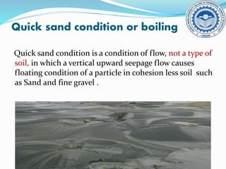 Quick sand condation | PPT