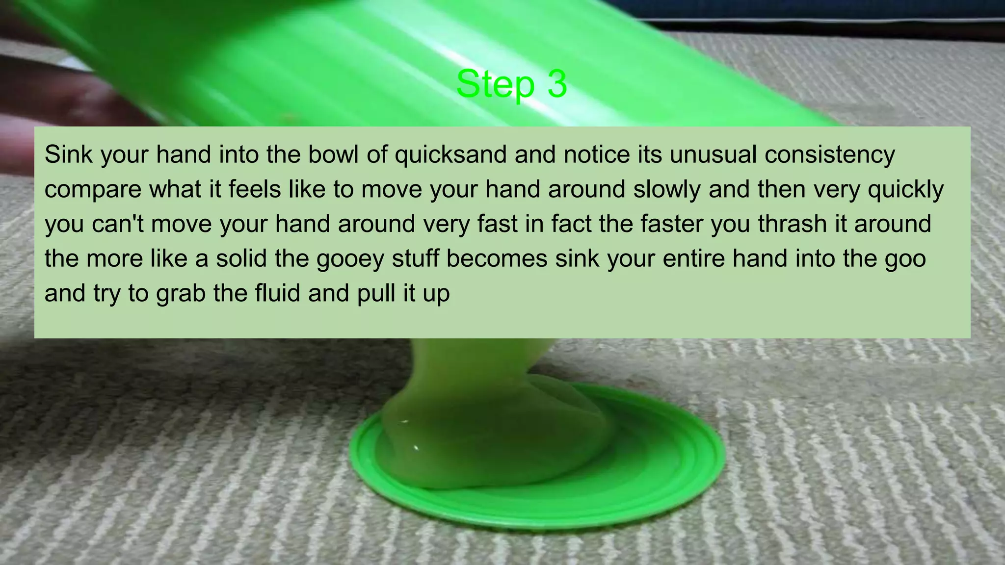 Quicksand Goo Experiment | PPTX