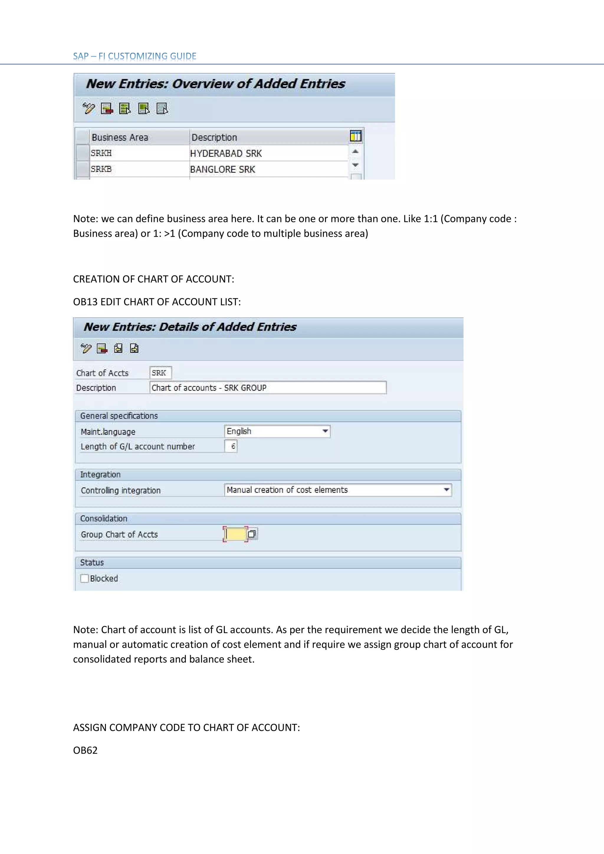Quick sap fi configuration | PDF