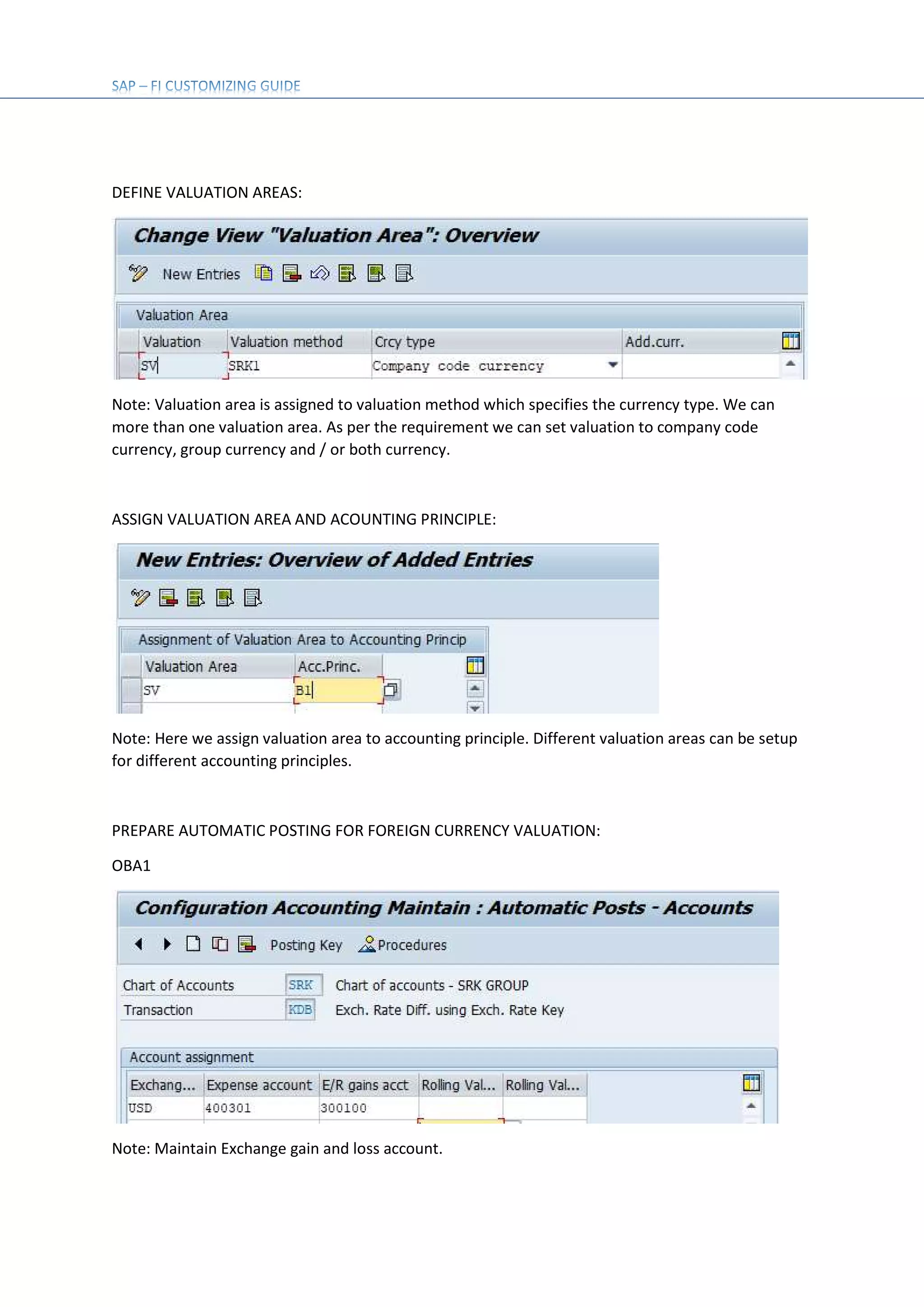 Quick sap fi configuration | PDF