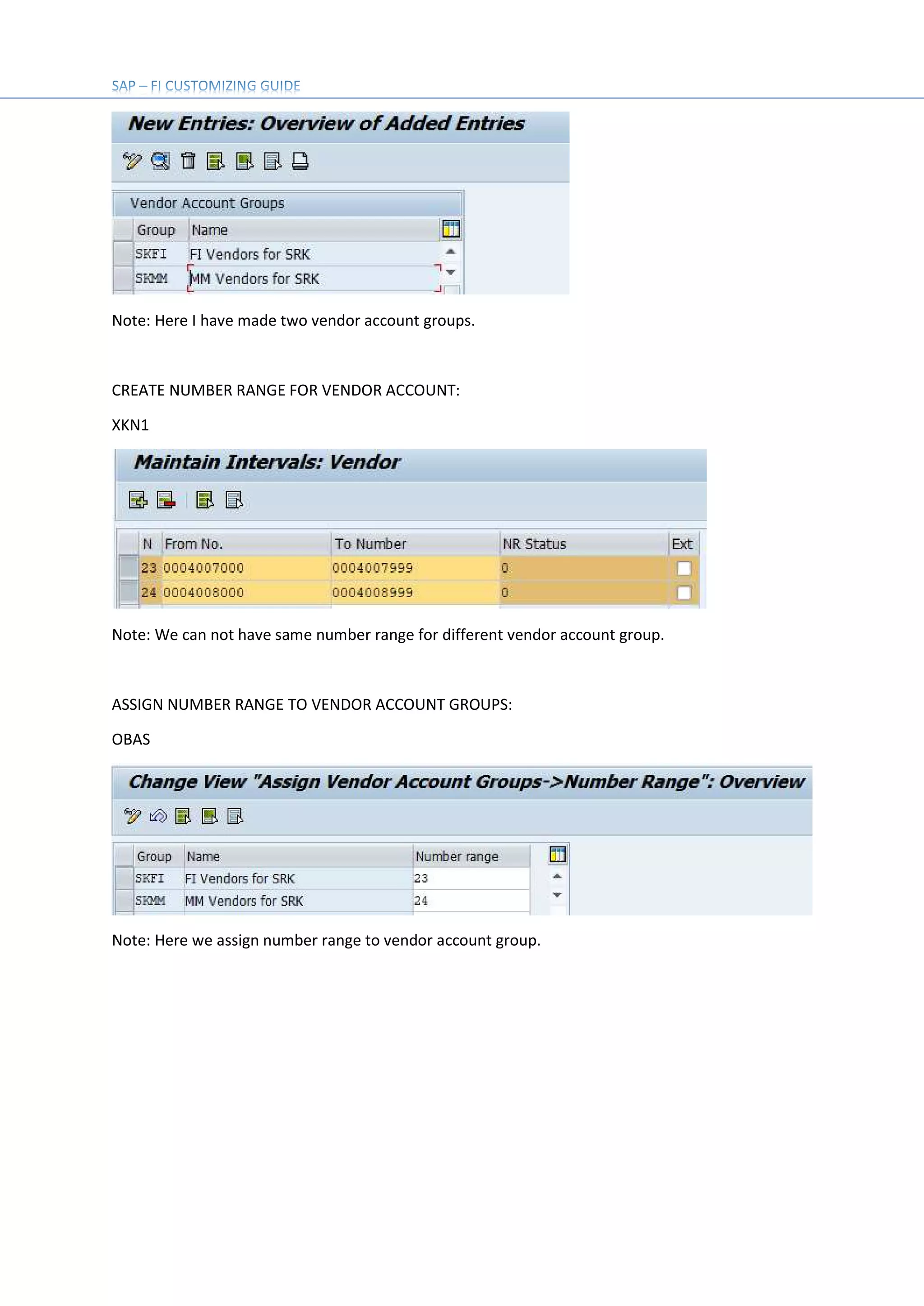 Quick sap fi configuration | PDF