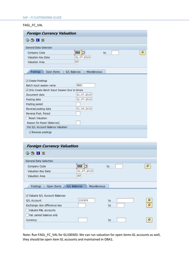 Quick sap fi configuration | PDF
