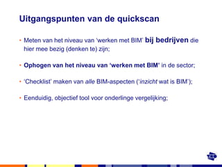 BIM Quickscan | PPT