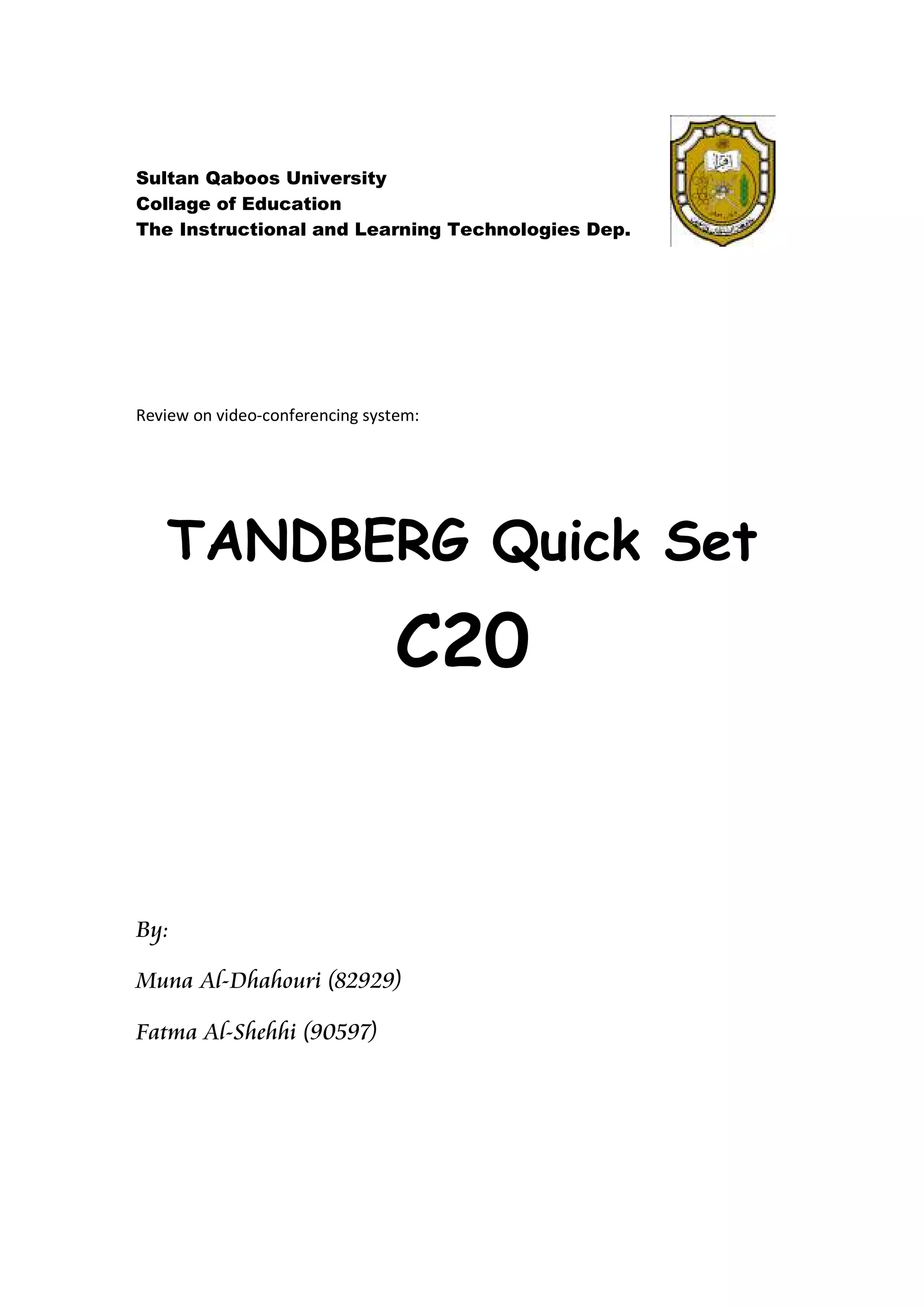 Quick set c20 | PDF