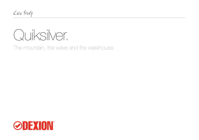 Quicksilver case study | PPT