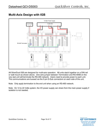 QuickSilver Controls QCI-DS003 QCI-D2-IGB | PDF | Computer Peripherals ...