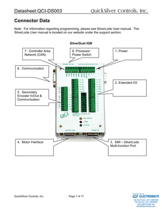 QuickSilver Controls QCI-DS003 QCI-D2-IGB | PDF | Computer Peripherals ...