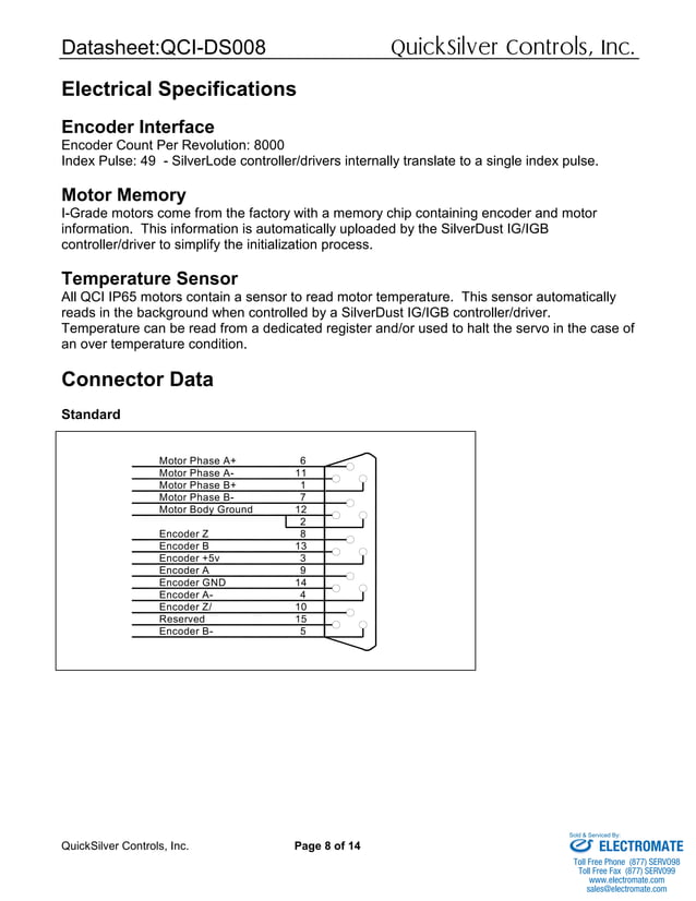 QuickSilver Controls QCI-DS008 QCI-A23 | PDF | Free Download