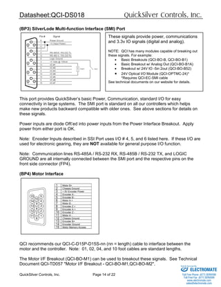 QuickSilver Controls QCI-DS018 QCI-D2-IG8 | PDF