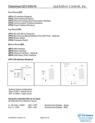 QuickSilver Controls QCI-DS018 QCI-D2-IG8 | PDF