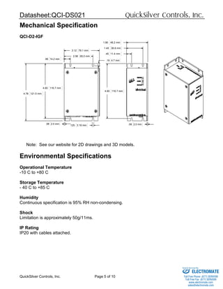 QuickSilver Controls QCI-DS021 QCI-D2-IGF | PDF
