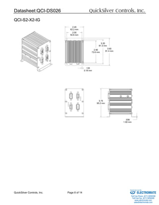 QuickSilver Controls QCI-DS026 QCI-S2-IG | PDF