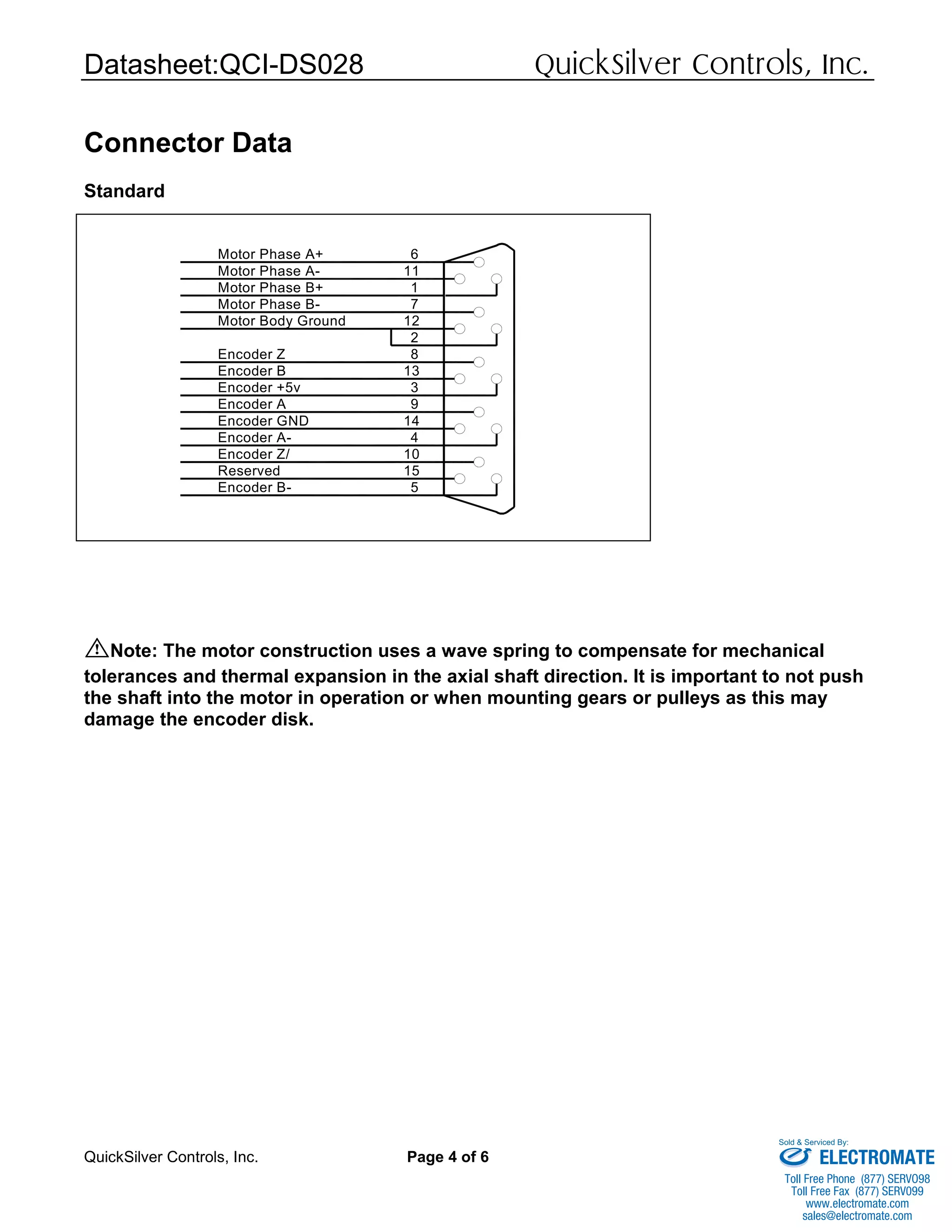 QuickSilver Controls QCI-DS028 QCI-A24 | PDF