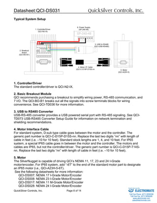 QuickSilver Controls QCI-DS031 QCI-N2-IX | PDF