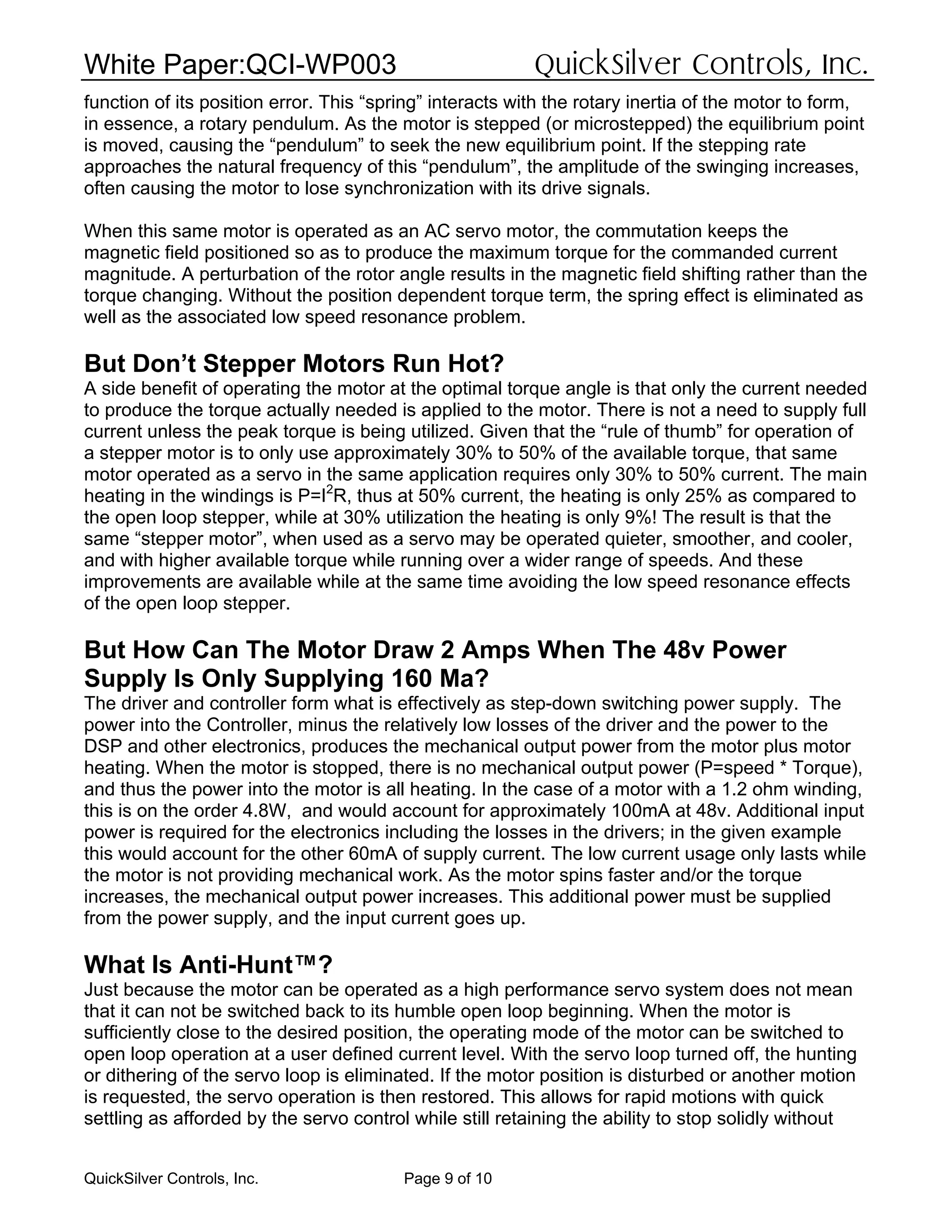 QuickSilver Controls QCI-WP003 | PDF | Radio Control | Hobbies & Interests