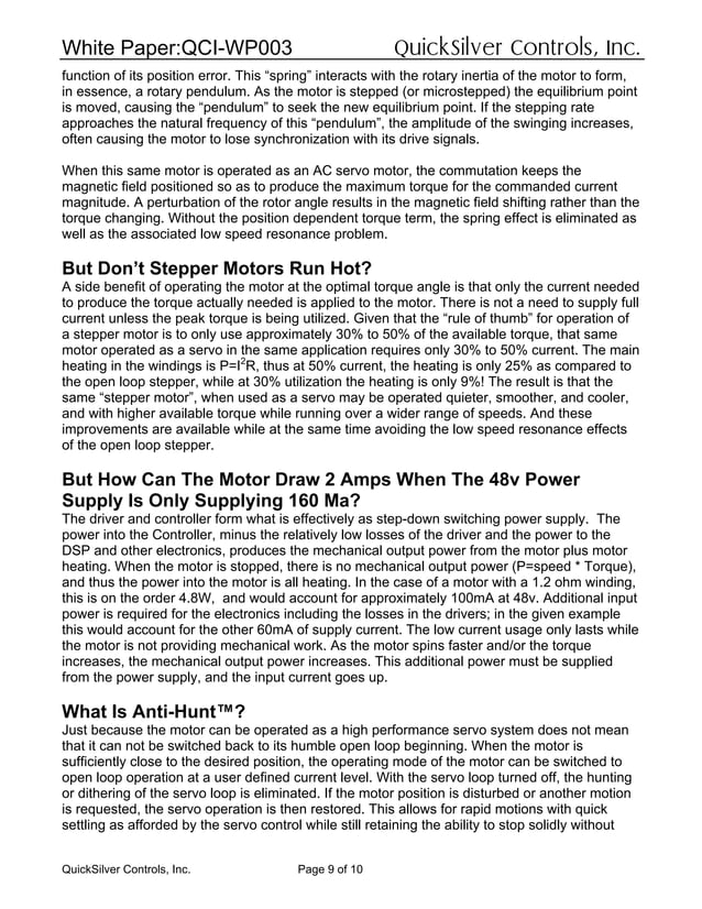 QuickSilver Controls QCI-WP003 | PDF | Radio Control | Hobbies & Interests