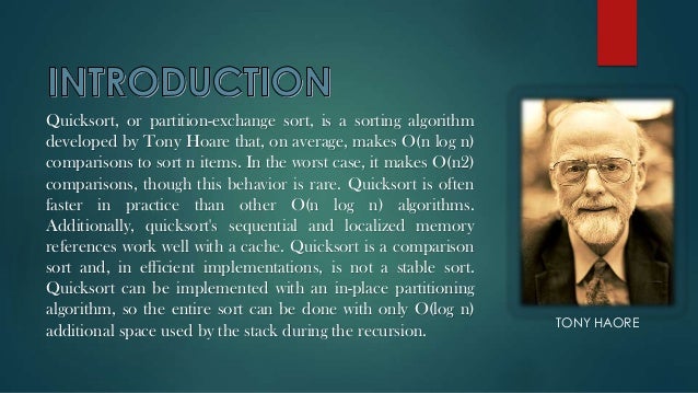 Quicksort Algorithm..simply defined through animations..!!