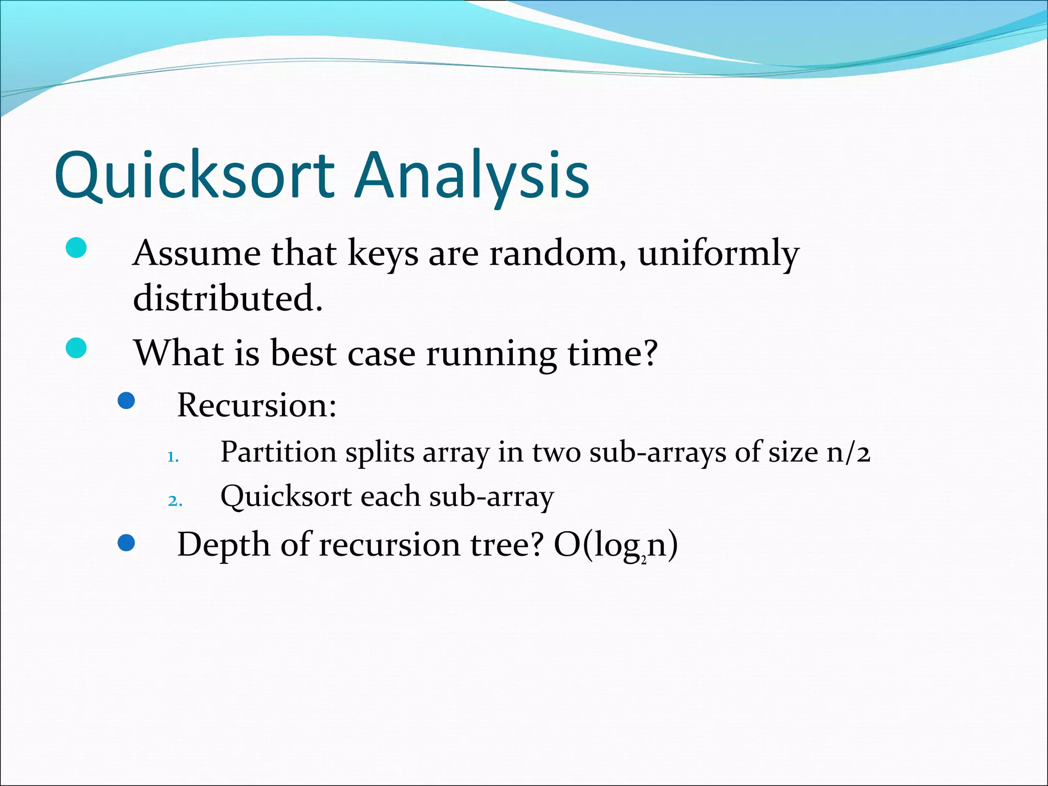Quicksort | PPT