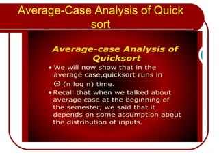 Quick sort | PPT