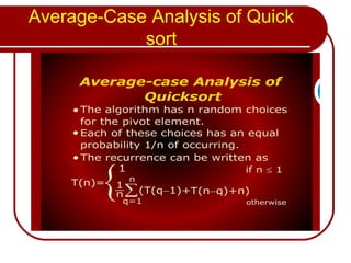 Quick sort | PPT