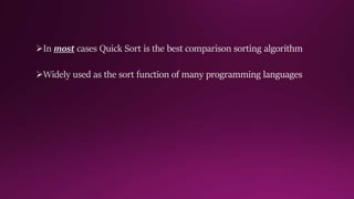 Quick sort | PPT