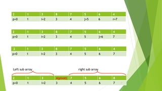 Quick sort | PPTX